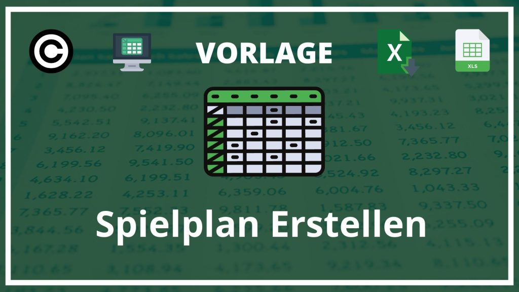 Liga Spielplan Excel Vorlage